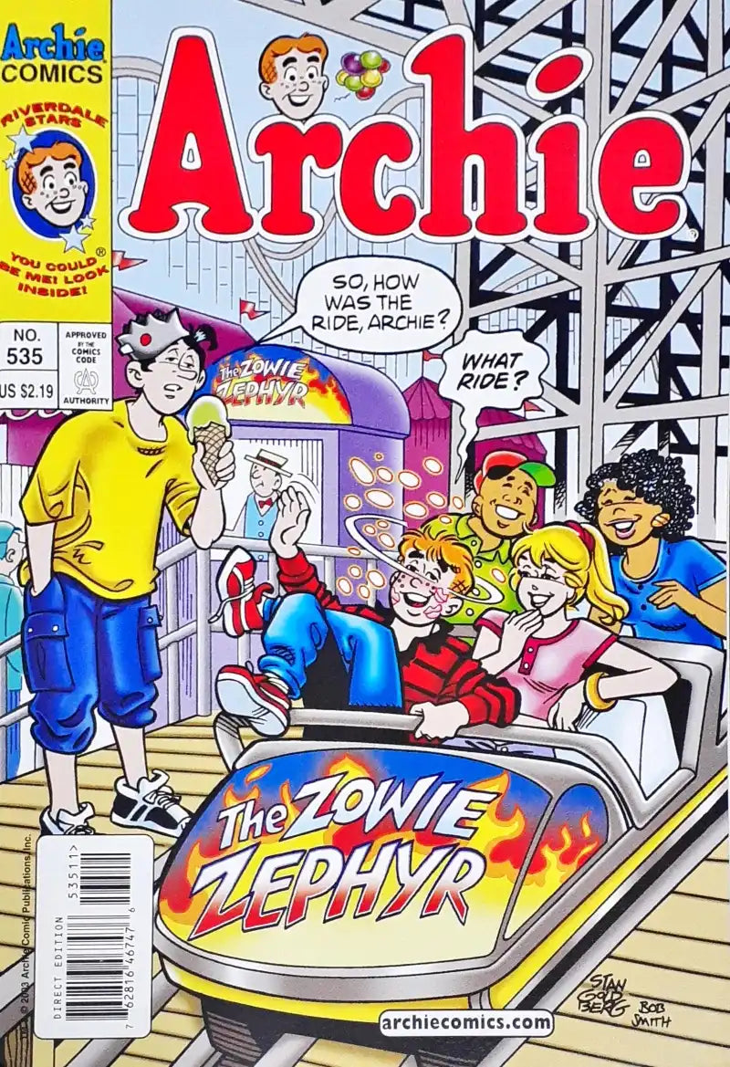 Archie Comics Riverdale Stars No. 535 The Zowie Zephyr [rare books ...