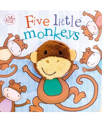 Five little monkeys [board book][finger puppet] – Best Of Used Books